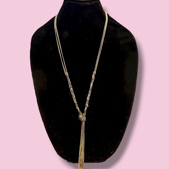 Jessica Simpson | Jewelry | Jessica Simpson Two Tone Multi Chain Knot ...